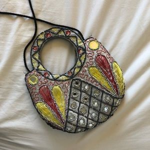 Hand Crafted | Bags | Handmade Beaded Mini Bag | Poshmark